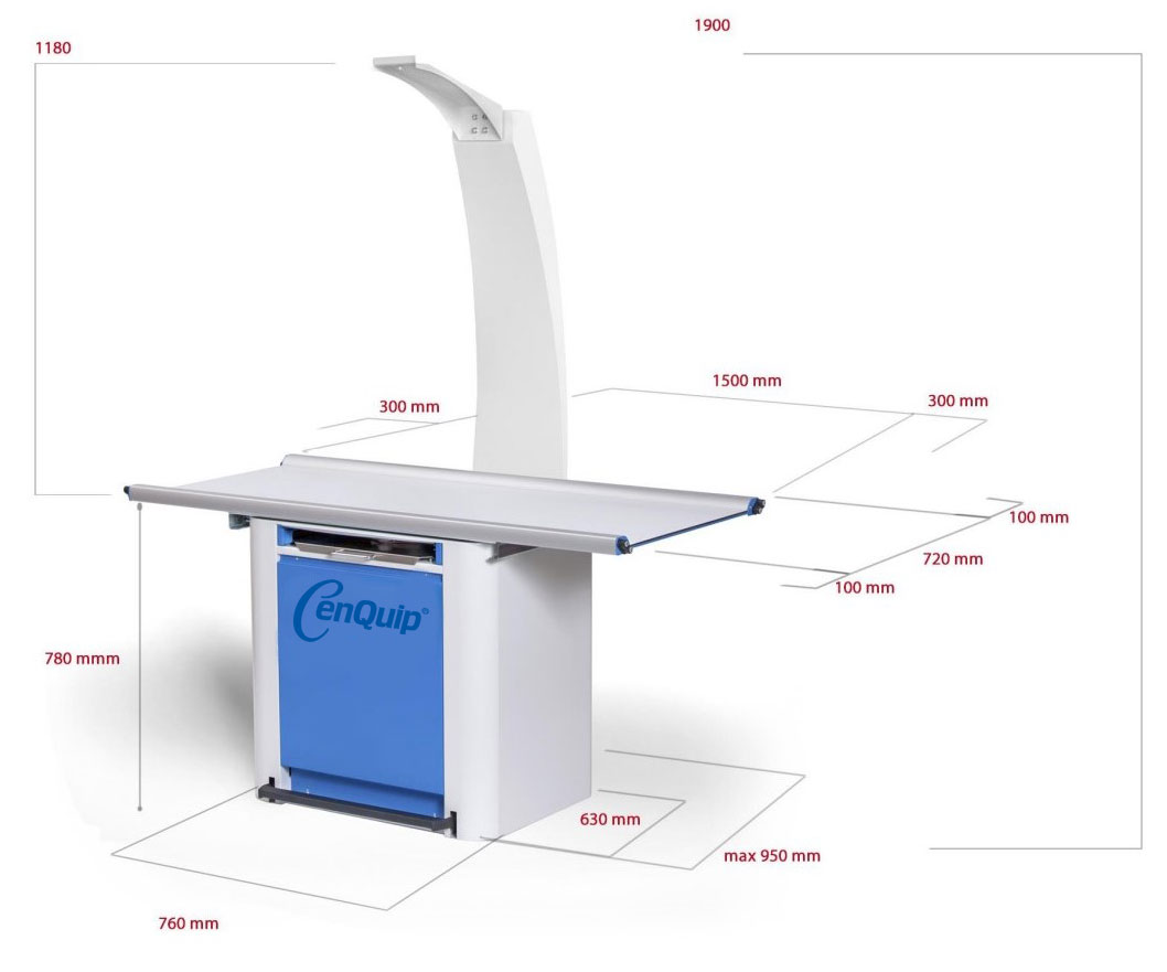 Small Footprint Xray Table - Cenquip